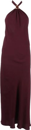 Forte_Forte Femme, Robes, Rouge, Taille: 36 FR Abito Chic Elemento Scultura Crepe Marocaine