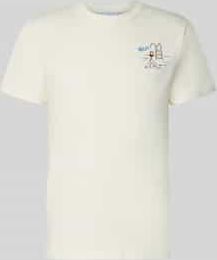 Manuel Ritz T-Shirt mit Motiv-Print und Rundhalsausschnitt