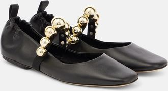 Souliers Martinez Ballerines Flamenca en cuir