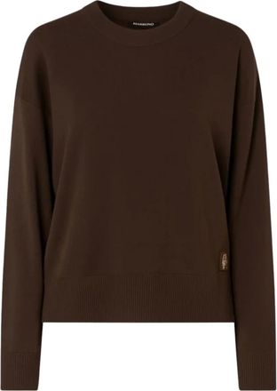 Liu Jo Femme, Pulls, Brun, Taille: 42 FR Pull en m&eacute;lange de laine