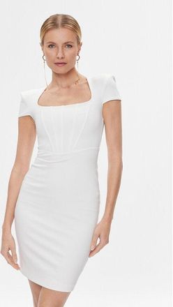 Guess Coctailkleid 4RGK67 6375Z Weiß Slim Fit
