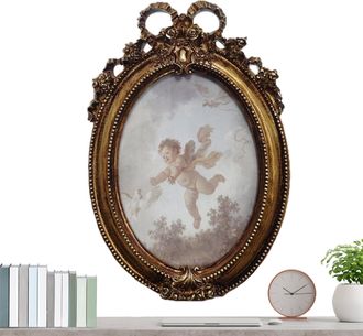 Generico Moderne Wandbilderrahmen: Dekorative Halterungen f&uuml;r Fotos im Retro-Stil, vielseitiger St&auml;nder f&uuml;r Tisch und Wand, elegante und langlebige Konstruktio