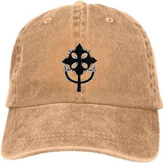 Generic Casquette de baseball noire cool casquette de baseball hommes femmes visi&egrave;re protection snapback &eacute;thiopien croix casquettes cadeau