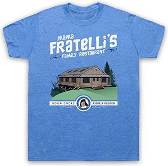 The Guns Of Brixton Goon Docks Mama FratelliS Family Restaurant T-Shirt des Hommes, Bleu Classique, XL