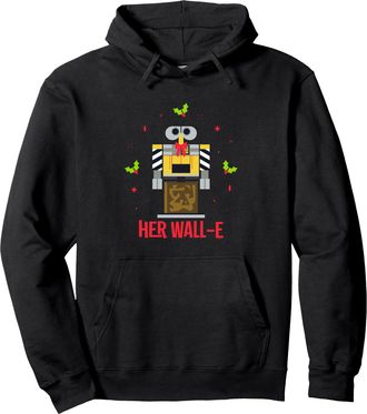 Pixar Disney and Pixar Her WALL-E Christmas Couples Matching Pullover Hoodie