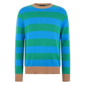 Herno Gestreifter Rundhalspullover - - Knitwear - Herren - Mehrfarbig - L