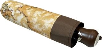 Alviero Martini 1A Classe unisex, Accessoires, Beige, Taille: ONE Size Minimatic Geocentrale Umbrella