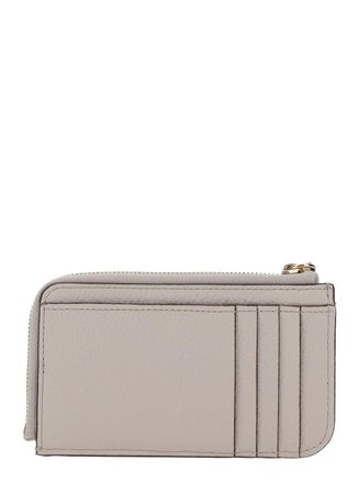 Chlo&eacute; Womens Wallet Grey Hammered Leather