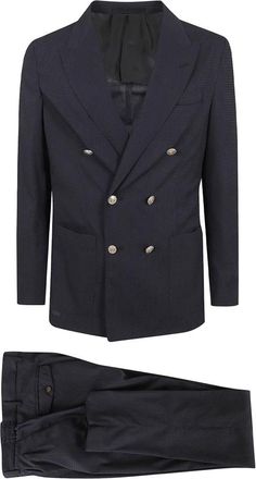 Eleventy Homme, Costumes, Bleu, Taille: L Abito