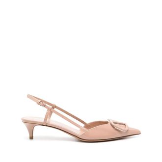 Valentino Garavani Femme, Chaussures, Rose, Taille: 38 1/2 EU Escarpin Slingback Vlogo Signature