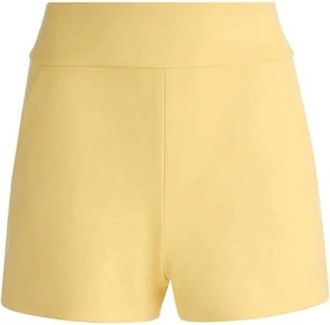 Alice & Olivia Femme, Shorts, Jaune, Taille: 32 FR Donald High Waist Short