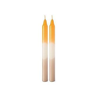 like. by Villeroy & Boch Like Home bougie longue Apricot et Clay, 2 x 23 cm, 2 pi&egrave;ces, multicolore