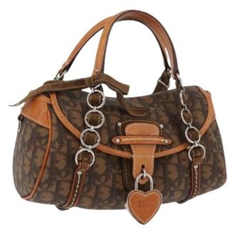 Dior Pre-owned Vintage Trotter Canvas Hand Bag - - Pre-owned - Damen - Braun - ONE SIZE