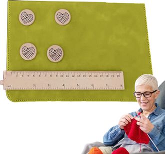 Generic Musterhalter Strick - praktisches Zubeh&ouml;r f&uuml;r H&auml;kel- und Stickprojekte, Strickkissen f&uuml;r Musterverwaltung, &uuml;bersichtliche Aufbewahrung, ergonomisches 