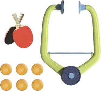 Generic T&uuml;r Pong Spiel F&uuml;r Kinder, Von Jam Starterset T&uuml;rtischtennis Verstellbares Tragbares Set | Tischtennistrainer &Uuml;bung Training T&uuml;r&ouml;ffnungsspiel f&uuml;r T&uuml;rr