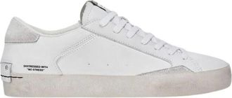 Crime London Homme, Chaussures, Blanc, Taille: 41 EU Baskets Effet Vieilli