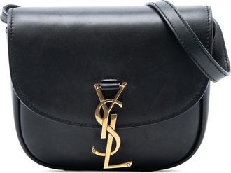 Saint Laurent Hobo Bags - Small Leather Monogram Kaia Crossbody - Gr. unisize - in Schwarz - f&uuml;r Damen