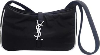 Saint Laurent Pre-owned Nylon Schultertasche - - Pre-owned - Damen - Schwarzk - ONE SIZE