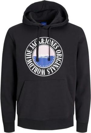 Jack & Jones Sweat à Capuche Jorcobin Maillot de survêtement, Noir, M Homme