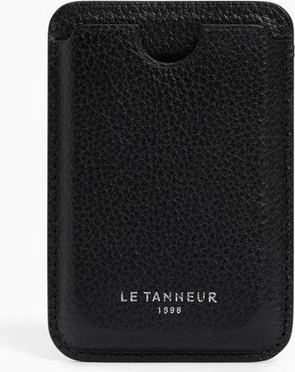 Le Tanneur Porte cartes magn&eacute;tique en cuir grain&eacute;