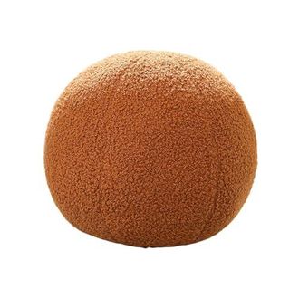 Generic Coussin rond en peluche de 33 cm pour chambre &agrave; coucher, salon, canap&eacute;, lit, d&eacute;coration dint&eacute;rieur