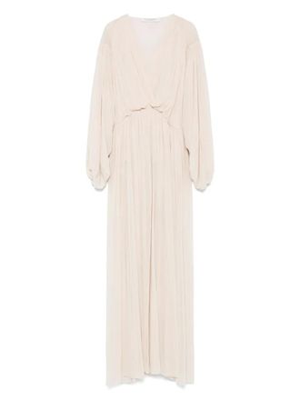 Philosophy di Lorenzo Serafini robe longue à col v - Tons neutres