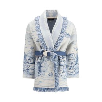 Alanui Femme, Pulls, Multicolore, Taille: 40 FR Wool Knit Cardigan