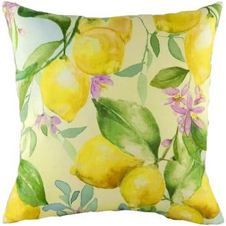 Evans Lichfield Frucht Zitronen Aquarell Federreich gefülltes Kissen