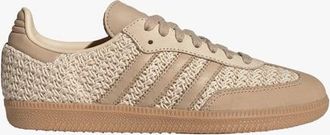 adidas Samba Textured Sneakers - Beige