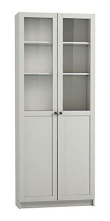 Steens Group Anette Glast&uuml;ren Set, 79 x 192 x 1 cm (B/H/T), MDF, Wei&szlig;