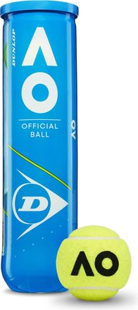 Dunlop Tennisball Australian Open - f&uuml;r Sand, Hartplatz und Rasen (1x4er Dose)