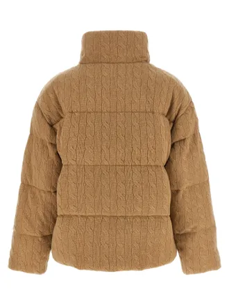 Polo Ralph Lauren Wool-Cashmere Blend Quilted Down Jacket - Camel