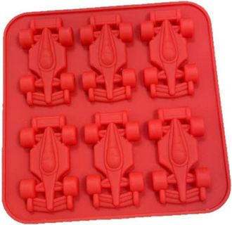 Generic Generisches F1 Ice Form Silicon Formel Rennwagen Jello Formen Autos Eisw&uuml;rfelschale (rot)