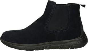 Geox U Portello Bottines à la Cheville, Bleu Marine, 41 EU