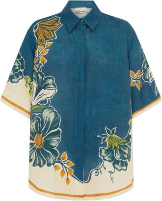 Alemais Femme, Blouses et Chemises, Bleu, Taille: 38 FR Luda Shirt