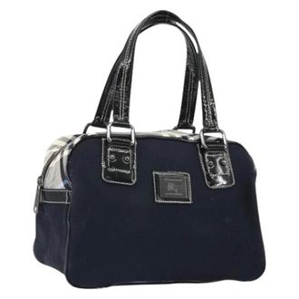 Burberry Sac &agrave; main en toile Pre-owned - Femme - Pre-owned - Noir - Taille: ONE Size
