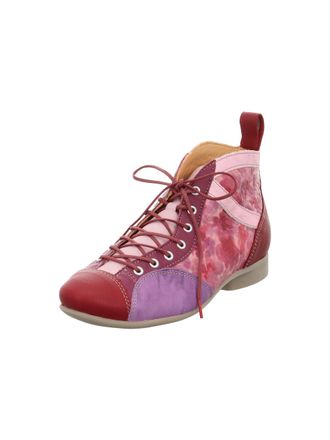 Think Damen GUAD2 chromfrei gegerbte nachhaltige Stiefelette, HIBISKUS/KOMBI 5050