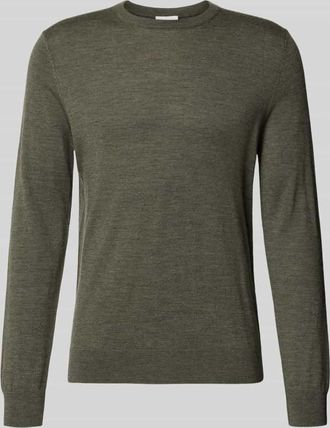Profuomo Regular Fit Strickpullover aus reiner Wolle