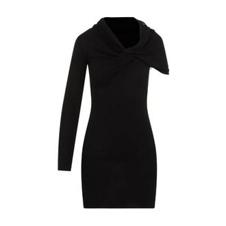 Saint Laurent Knot Mini Kleid - - Dresses - Damen - Schwarzk - 2XS