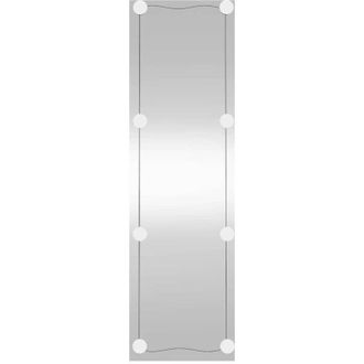 vidaXL Miroir mural avec lumi&egrave;res LED 30x100 cm verre rectangulaire vidaXL
