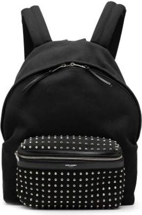 Saint Laurent unisex, Pre-owned, Noir, Taille: ONE Size Sac &agrave; dos en cuir Pre-owned