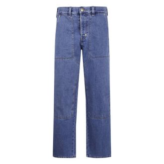 Dickies Homme, Jeans, Bleu, Taille: W31 Jean avec Genoux Doubles