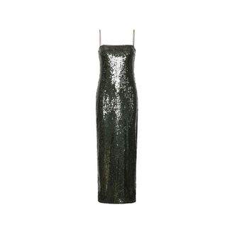 Rotate Sequins Slip Maxi Dress