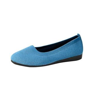 Generic Ballerines plates en tricot respirant pour femme - Couleur unie - Tendance - D&eacute;contract&eacute;e - Confortable - Classique - Chaussures habill&eacute;es - Pour le t