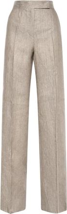 Max Mara Femme, Pantalons, Beige, Taille: 36 FR Straight Pantalons