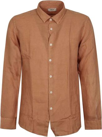 Altea Homme, Chemises, Brun, Taille: L Bond Long Sleeve Shirt