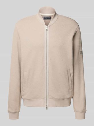 Marc O'Polo Regular Fit Sweatjacke aus reiner Baumwolle