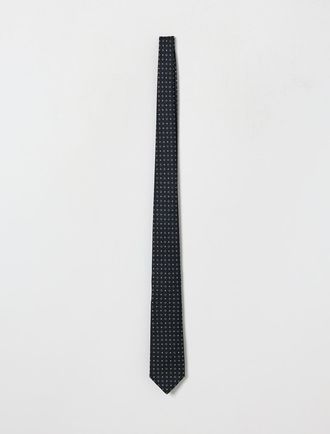 Borrelli Napoli Krawatte mit Polka Dots aus reiner Seide von mit r&uuml;ckseitiger Schlaufe