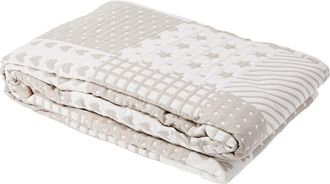 Vialman Tagesdecke, Beige, 90 cm breites Bett: 180 cm x 270 cm