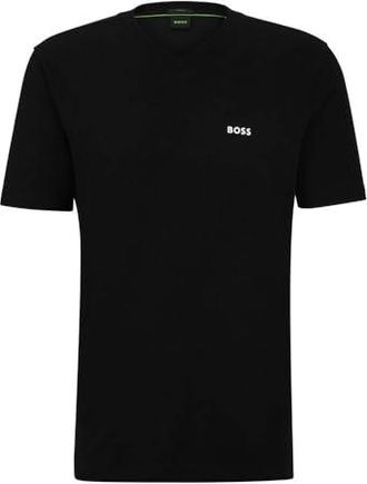 BOSS T-Shirt V pour Homme, Noir, Taille XL EU, Noir 1, XL